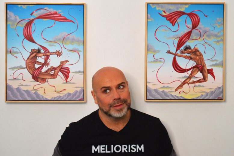 Guy Whitworth hopes to make you cry when you look at his art