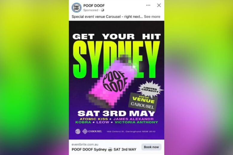 Poof Doof deletes event poster accused of ‘glorifying’ vaping