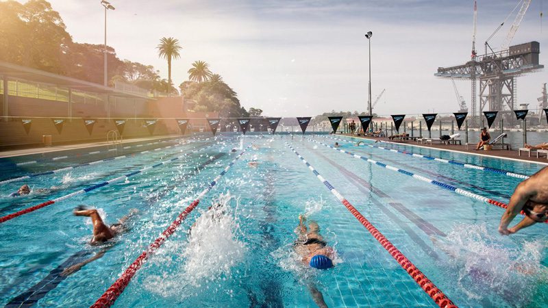 Andrew (Boy) Charlton Pool officially re-opened
